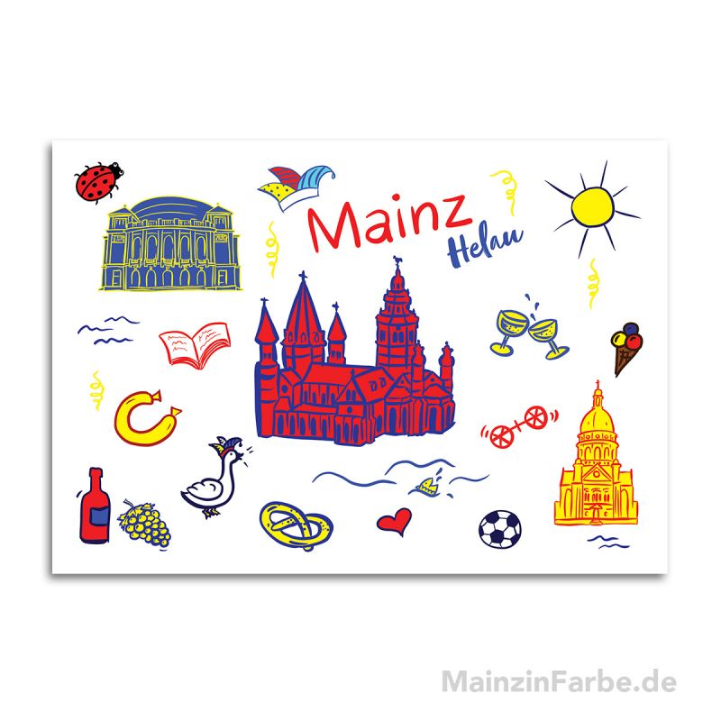Postkarte "Mainz Helau"